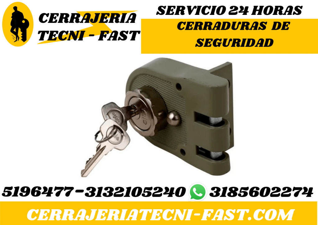 Cerradura Yale de sobreponer 396 | Cerrajería Tecni - Fast